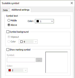 Create and insert scalable symbols