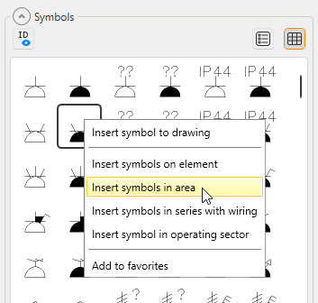 Use the Symbols window