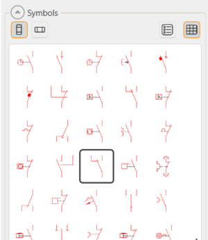 Insert change-over contacts