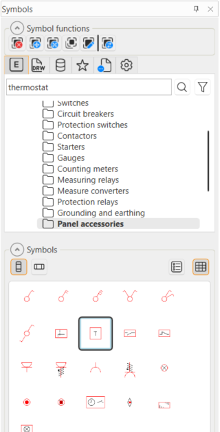 Manage and insert symbols