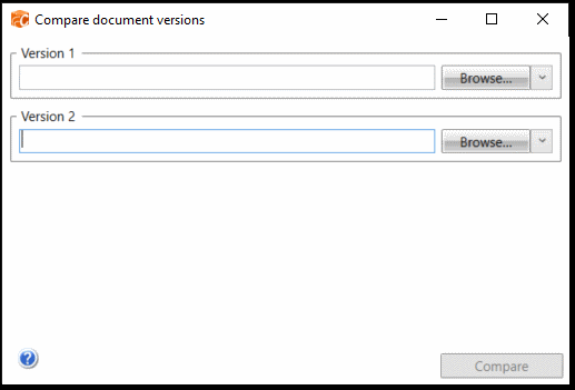 Compare document versions