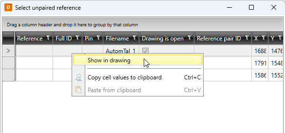Insert and pair rise symbols