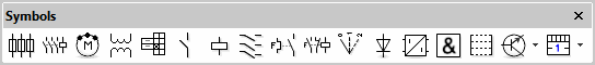 Open Symbols toolbar