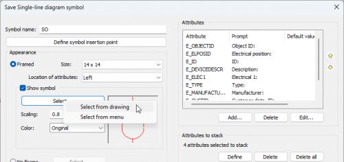 Save your own symbols