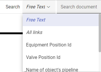 Using search in Documents Viewer