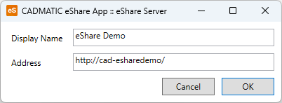 Configuring the eShare App
