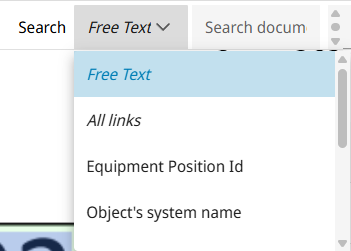 Using search in Documents Viewer