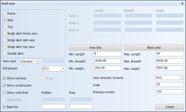 Creating shell views