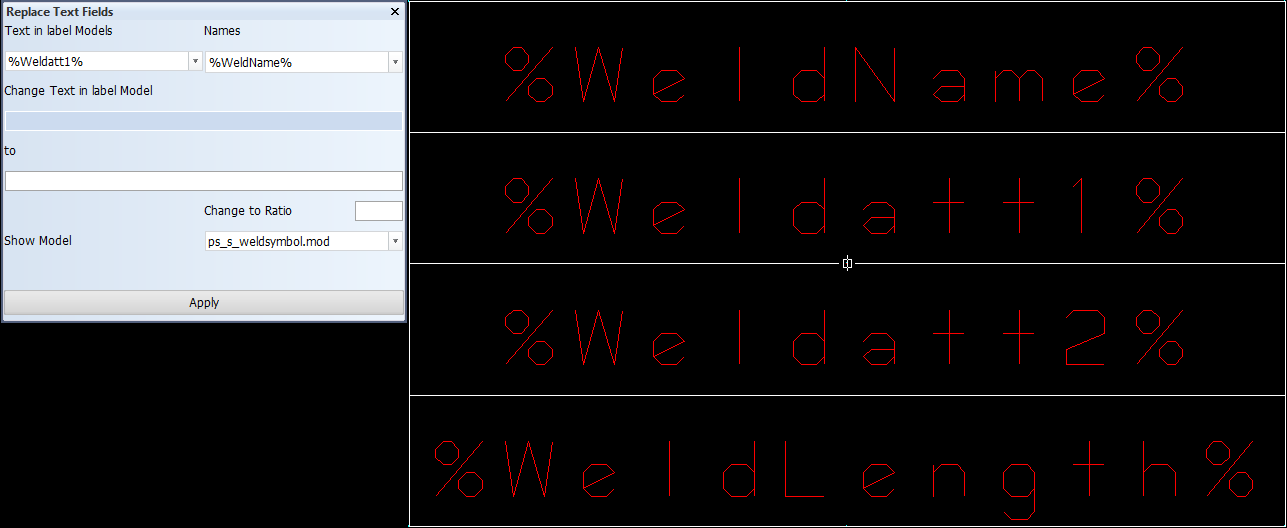 Weld label models