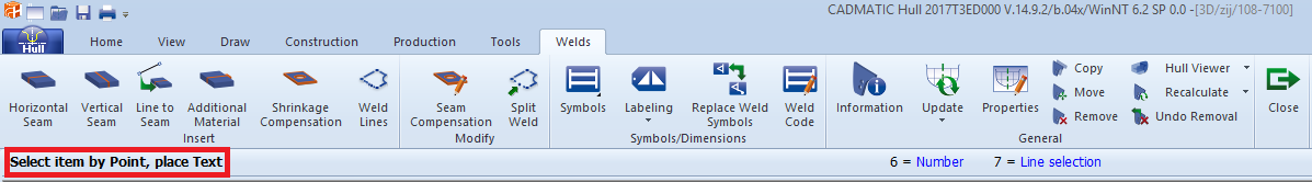 Adding weld labels