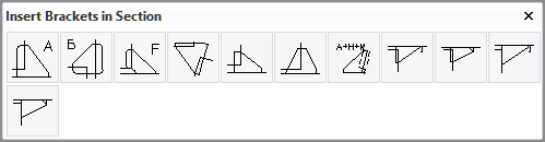 Creating brackets in section