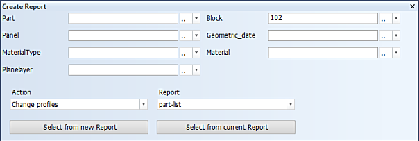 Changing the profile type and size