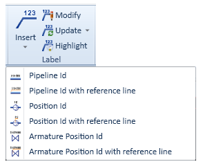 Insert a pipeline ID label