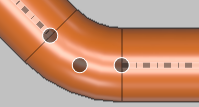 Move to nearest pipe geometry point (W)