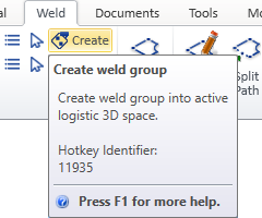 Create weld groups