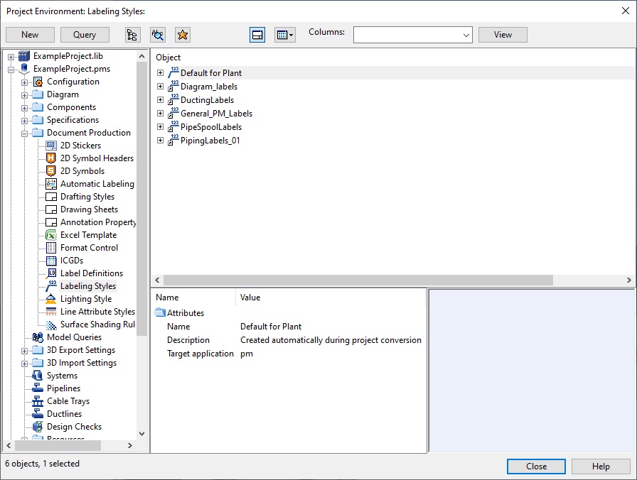 Place labels automatically