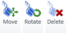 Move, Rotate, Delete