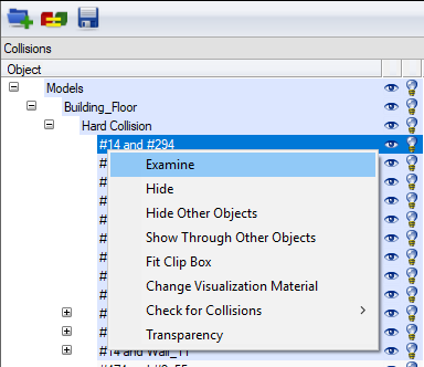 Performing collision checks