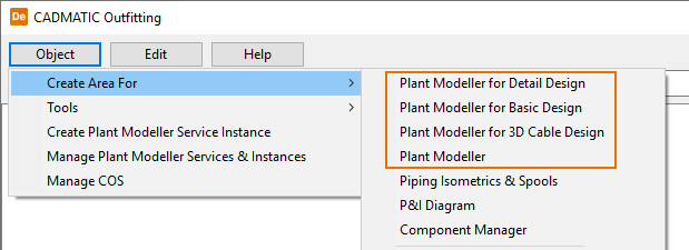 Desktop with outfitting licensing