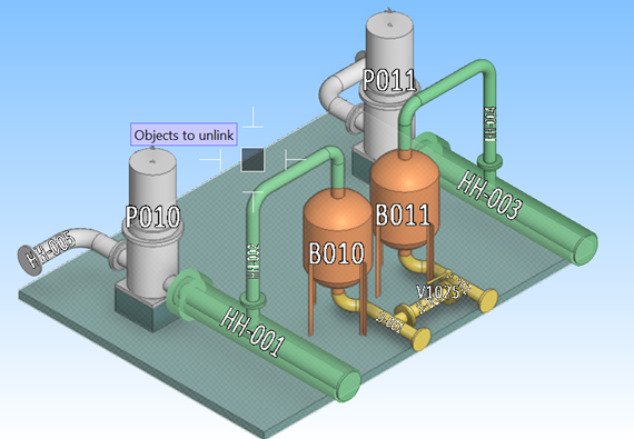 Modify objects in target project